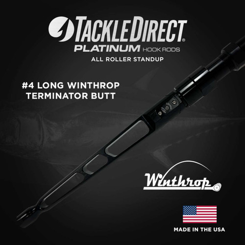 TackleDirect TDPS605080WTXC-Terminator Plat Hk AR Rod