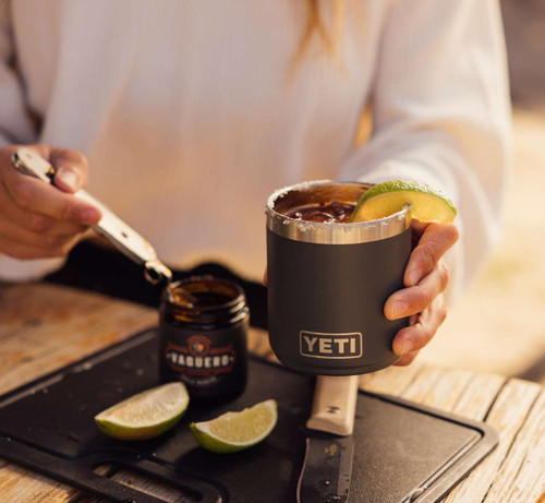 YETI Rambler 10oz Stackable Lowball 2.0 - Black - TackleDirect
