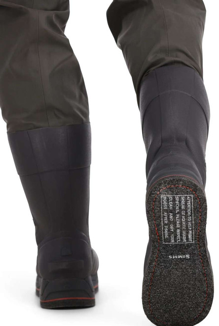 Simms Mens G3 Guide Bootfoot Felt Sole Waders - TackleDirect