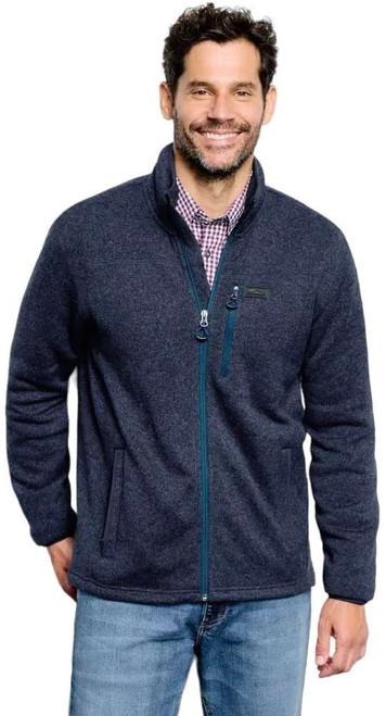 Orvis Mens R65 Sweater Fleece Jacket - Ink - X-Large - TackleDirect