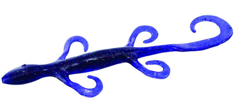 Zoom Lizard Bait - 6in - Junebug Pepper Red - TackleDirect