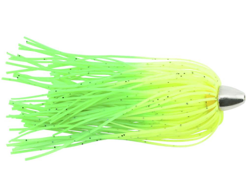 CandH King Buster Lures Chartreuse/Green Firetail - TackleDirect