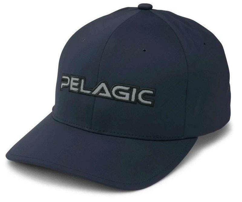 Pelagic Flexfit Delta Hat - Navy - TackleDirect