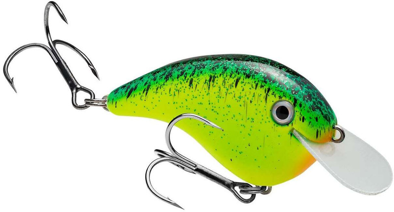 Strike King Chick Magnet Crankbait - Black Splatterback - TackleDirect