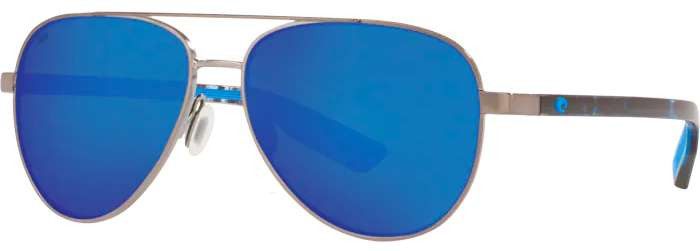 Costa Peli Sunglsses - Brushed Gunmetal/Blue Mirror 580G Lens ...