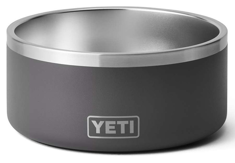 YETI Boomer Dog Bowl - 8 Cups - Charcoal - TackleDirect