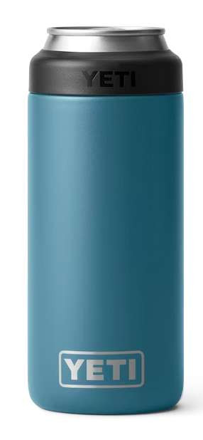 YETI Rambler Colster Slim Can Insulator - Nordic Blue - TackleDirect