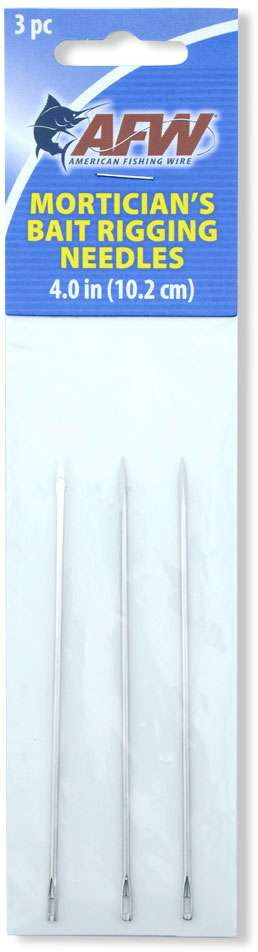 American Fishing Wire Morticians Bait Rigging Needles - TackleDirect