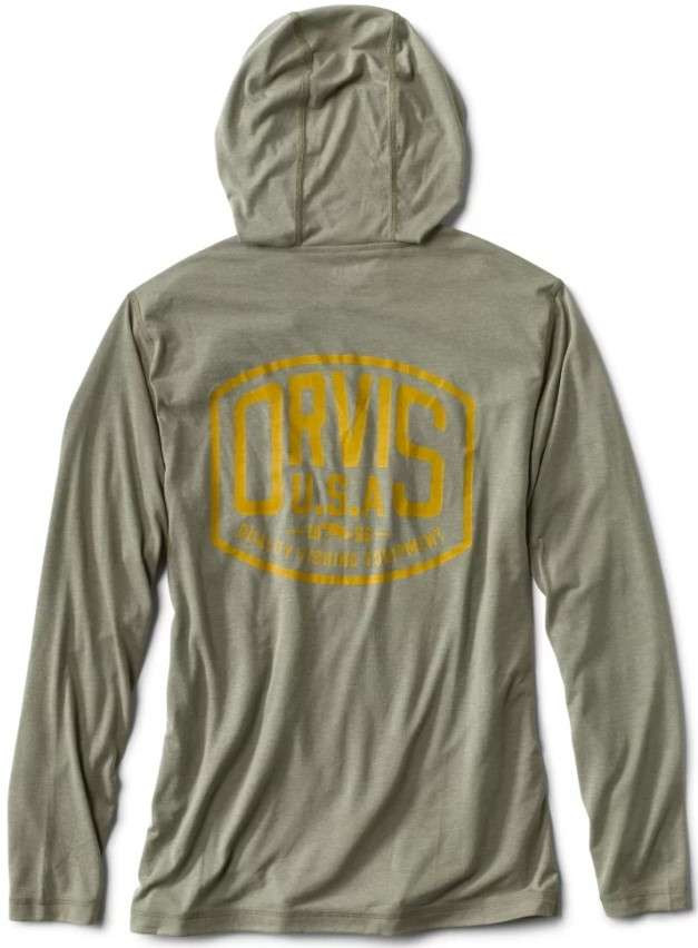 Orvis Logo Dri Release Hoodie - Moss Green - XX-Large - TackleDirect
