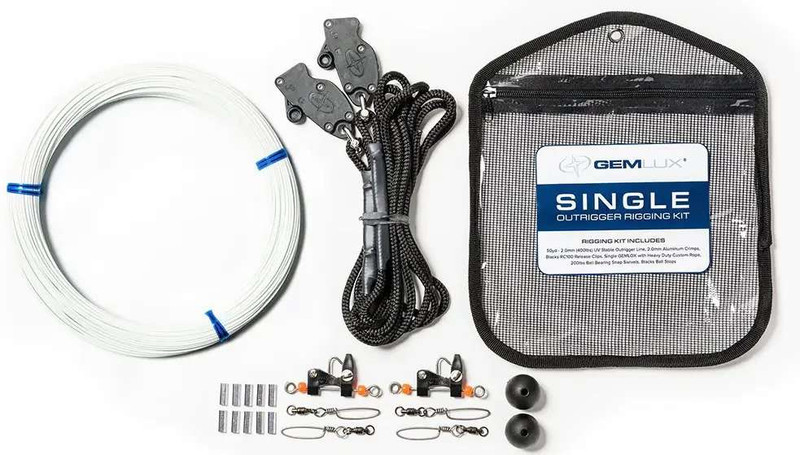 Gemlux Single Outrigger Rigging Kit - TackleDirect