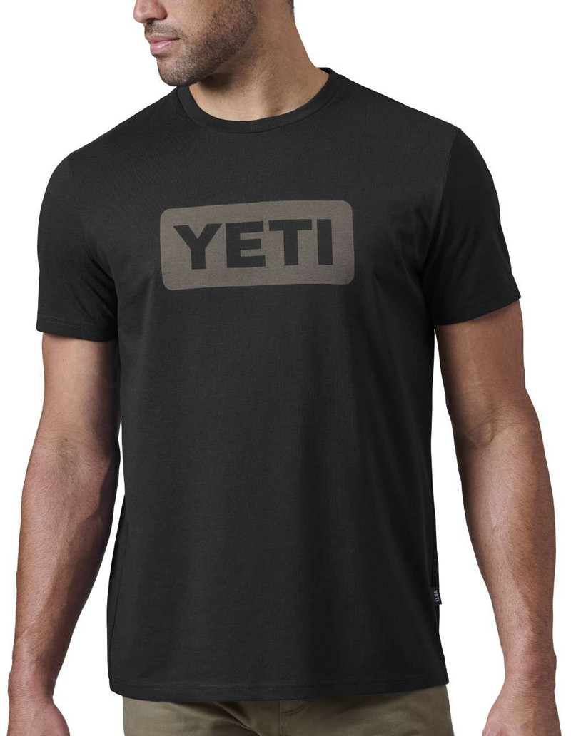 Yeti Premium Logo Badge Short Sleeve T-Shirt - TackleDirect