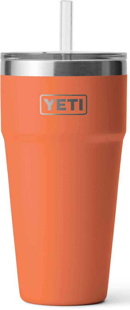 YETI Rambler Cup - 26 oz. - Straw Lid - Clay - TackleDirect