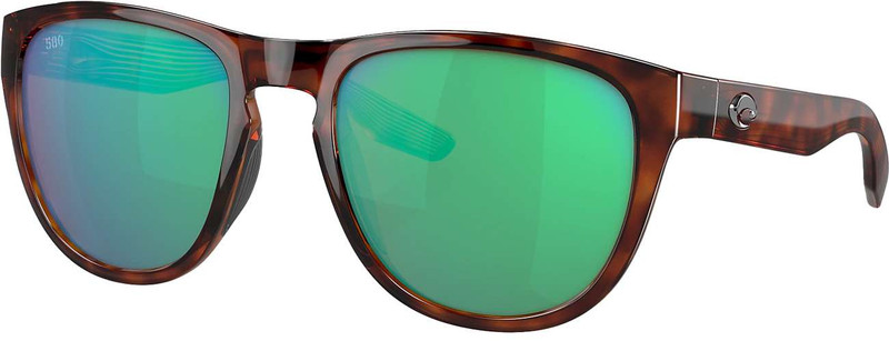 Costa Irie Sunglasses - Tortoise/Green Mirror 580G - TackleDirect