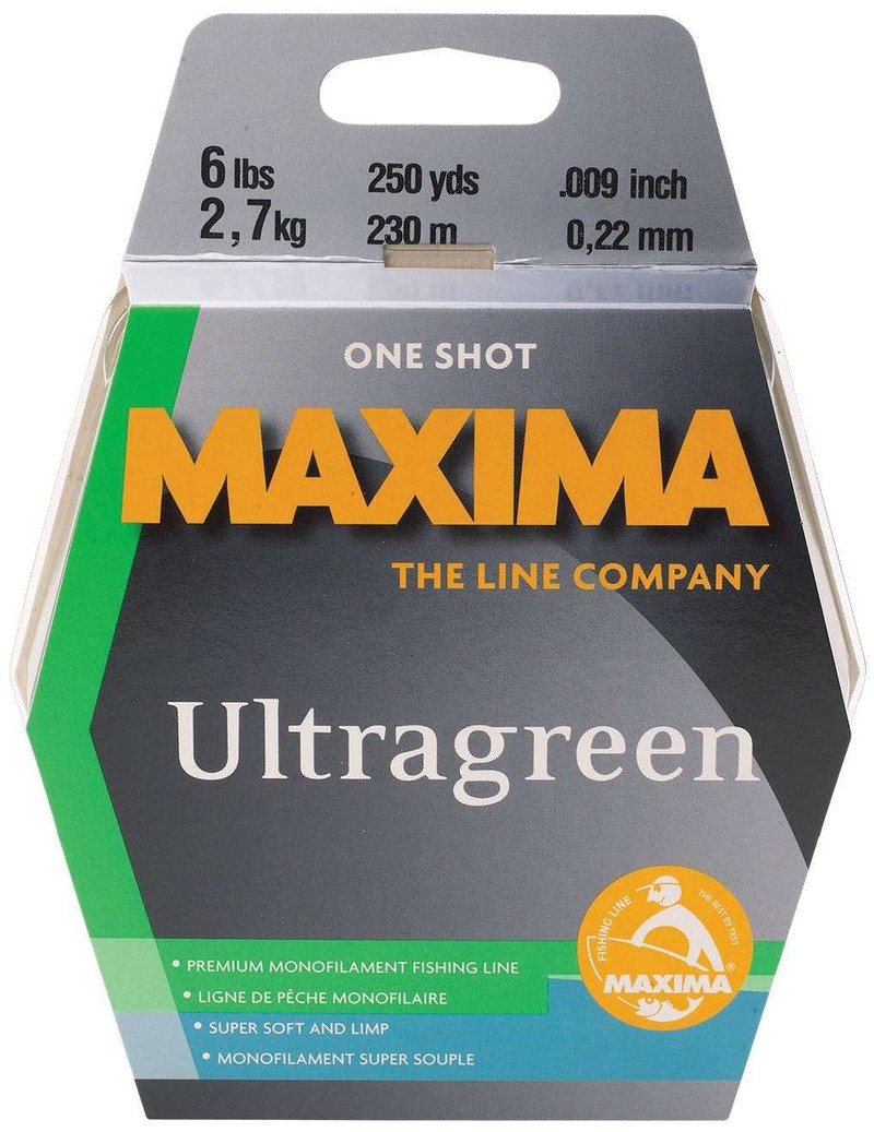 Maxima Ultragreen Monofilament Line - 2lb - TackleDirect