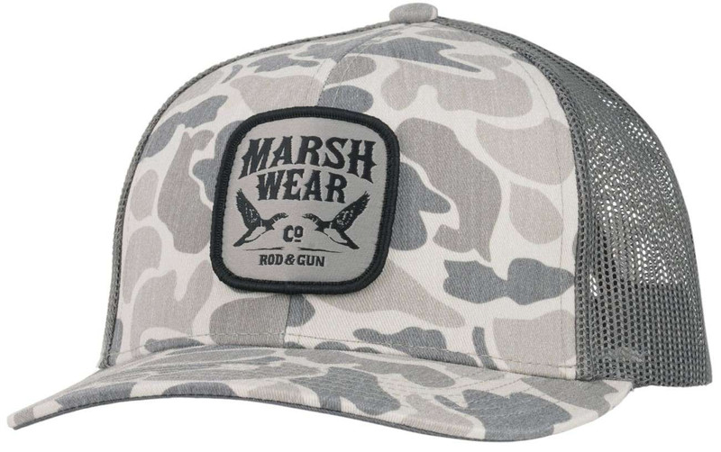 Marsh Wear Daffy Trucker - Stone Mallard Camo - TackleDirect