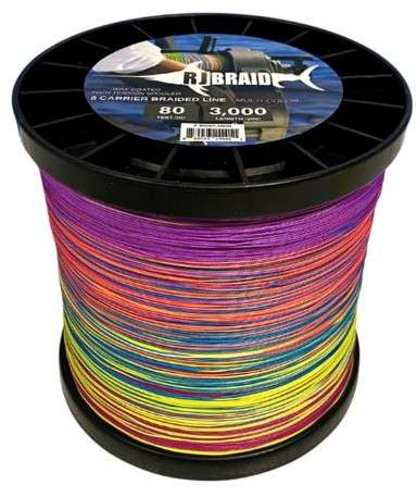 RJ Boyle Braided Line - Multi-Color - TackleDirect