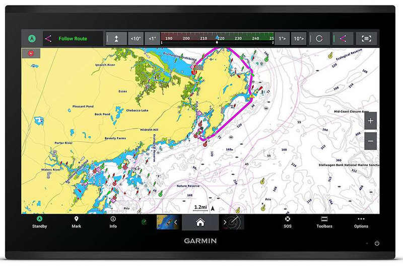 Garmin GPSMAP 24in Premium Chartplotters - TackleDirect