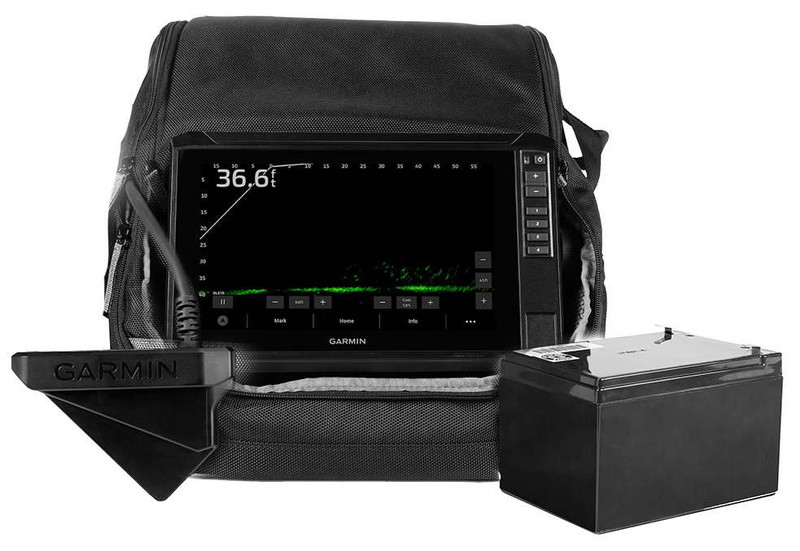 Garmin ECHOMAP UHD2 93sv LiveScope Ice Fishing Bundles - TackleDirect