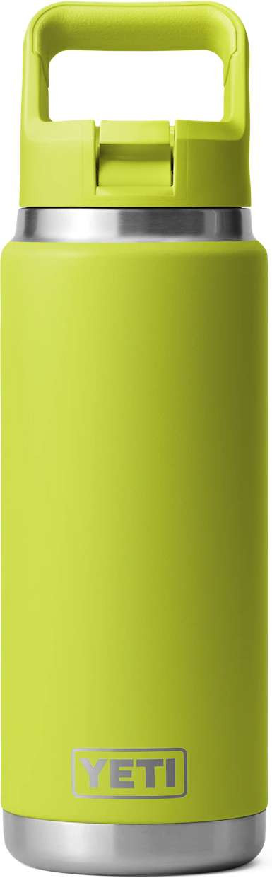 YETI Rambler 26oz Bottle with Straw Cap - Chartreuse - TackleDirect