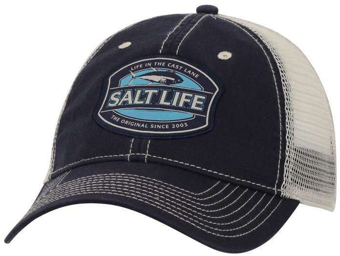 Salt Life Life in the Cast Lane Mesh Back Hat - TackleDirect