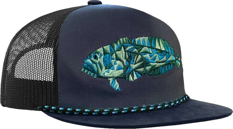 Toadfish The Captain Toad 5 Panel Hat - Dark Gray - TackleDirect