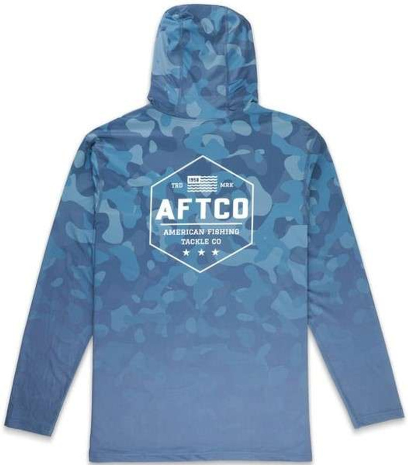 Aftco OG Camo UVX Sun Protection Hoodie - AFOC - TackleDirect