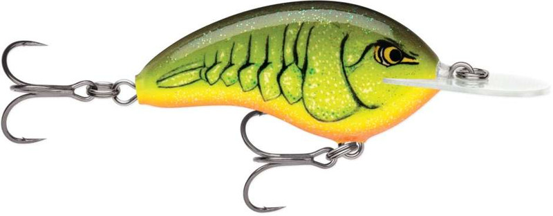 Rapala Otts Garage Deep Tiny 7 Crankbait - Chart. Rootbeer Crawdad ...