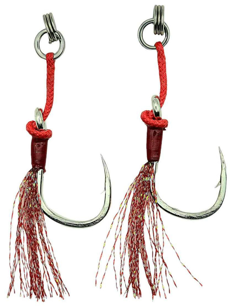Johnny Jigs Pro Jigger Single Assist Hooks - TackleDirect