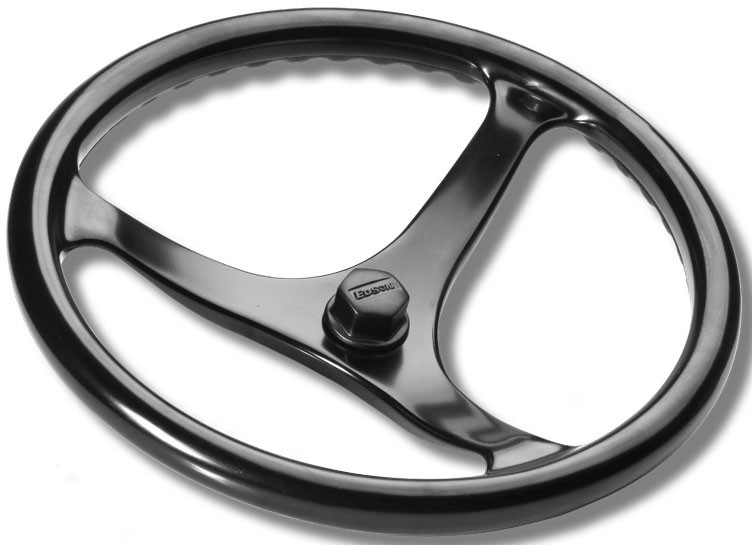 Edson Black Stainless Steel Power Wheels - TackleDirect