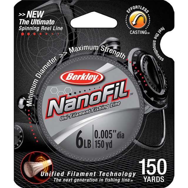 Berkley Nanofil Filler Spools 150yd Clear Mist - TackleDirect