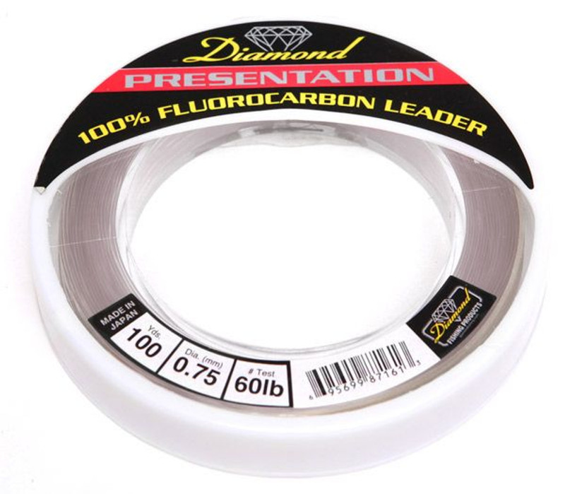 Momoi Diamond Presentation Fluorocarbon 500yds - TackleDirect