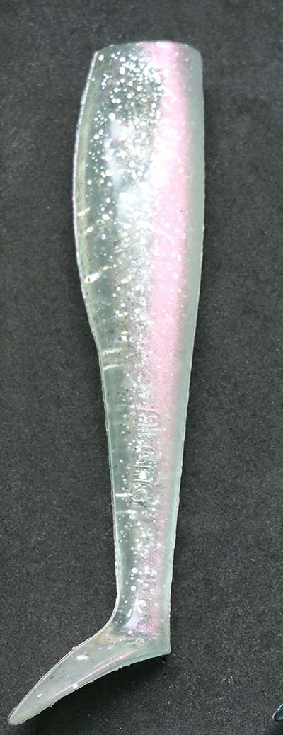 Al Gags Whip-It Fish Lures Replacement Tails 6in Pearl Silver