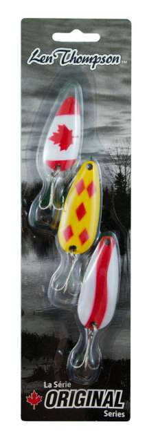 Len Thompson Original 3Piece Canadian Edition Lure Kit - TackleDirect