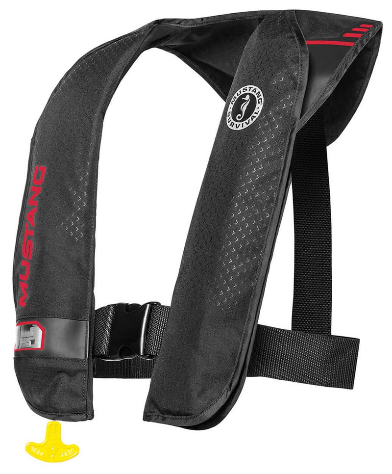 Mustang MD2016 MIT 100 Inflatable Automatic PFD Black/Red