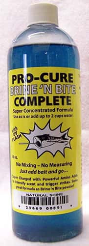 Pro Cure Bait Sauce Pro-Cure Brine N Bite Liquid - UV Enhanced Fish ...