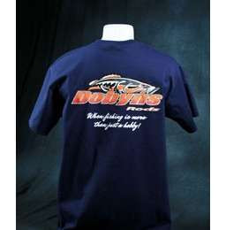 Dobyns Rods Fish Logo Short Sleeve T-Shirt - Navy