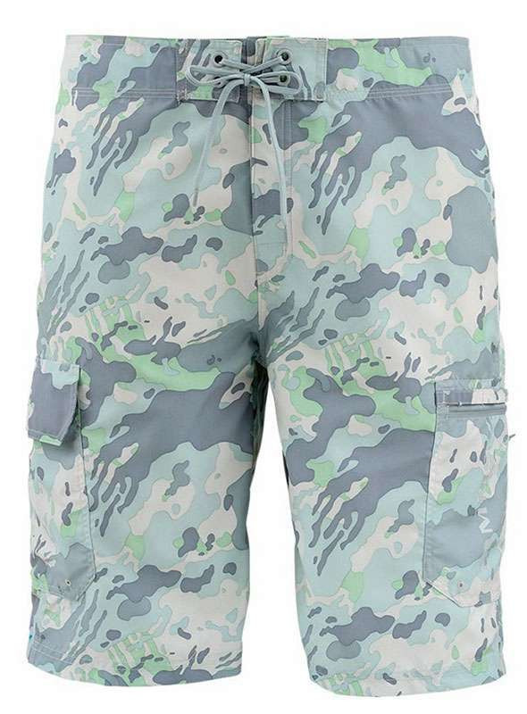 Simms PG-10554 Surf Shorts - Flow Camo - Size 34 Waist