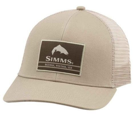 Simms Original Patch Trucker Hat - Tan - TackleDirect