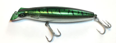Northbar Tackle Jr. Bottle Darter Green Mackerel Chrome - TackleDirect