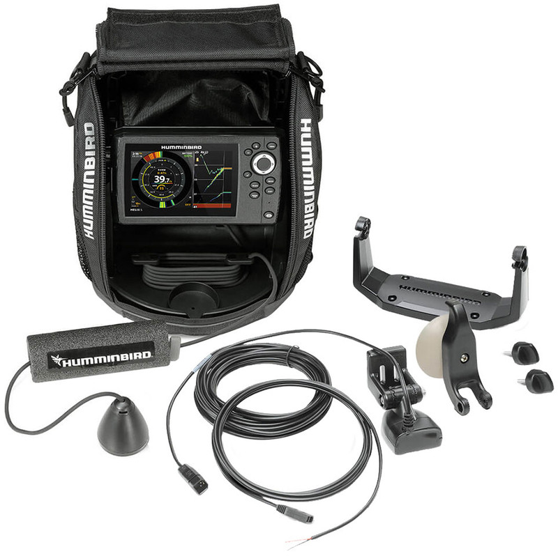 Humminbird ICE HELIX 5 CHIRP/GPS G2 - All Season Bundle - TackleDirect