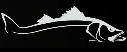 Steelfin Snook Decals Large - TackleDirect