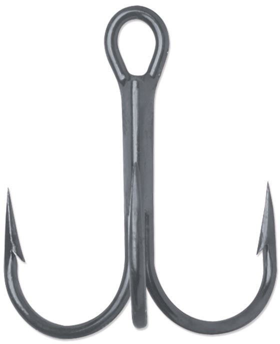 VMC 9650 1X Round Bend Treble Hooks - TackleDirect