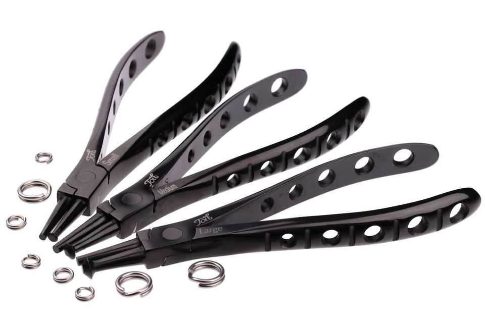 Toit TackleDirect Limited Black 3pc Split Ring Plier Set - TackleDirect