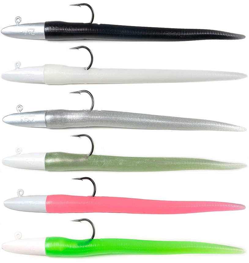 RONZ 3X Strong Pure Tin Z Series Rigged Head and Tails - TackleDirect