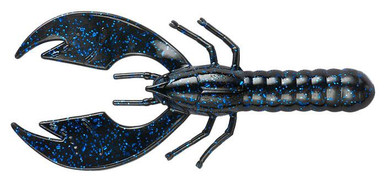 Yum Craw Papi - 3.75in - Black/Blue Flake - TackleDirect