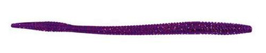 Yum Mighty Worm - Grape/Red Flake - TackleDirect