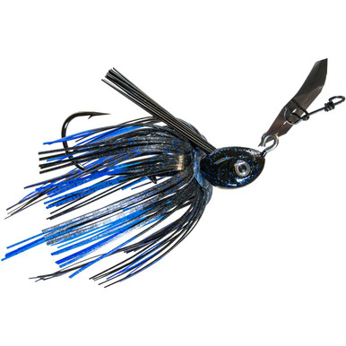 Z-Man Project Z Chatterbait Weedless Lure - 1/2oz - Black/Blue ...