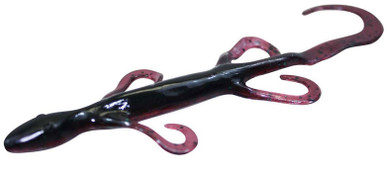 Zoom Lizard Bait - 6in - Red Shad Green Glitter - TackleDirect