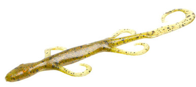 Zoom Lizard Bait - 6in - Watermelon Orange - TackleDirect