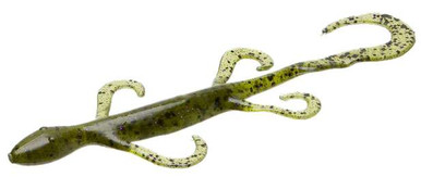 Zoom Lizard Bait - 6in - Watermelon Prp Glit - TackleDirect